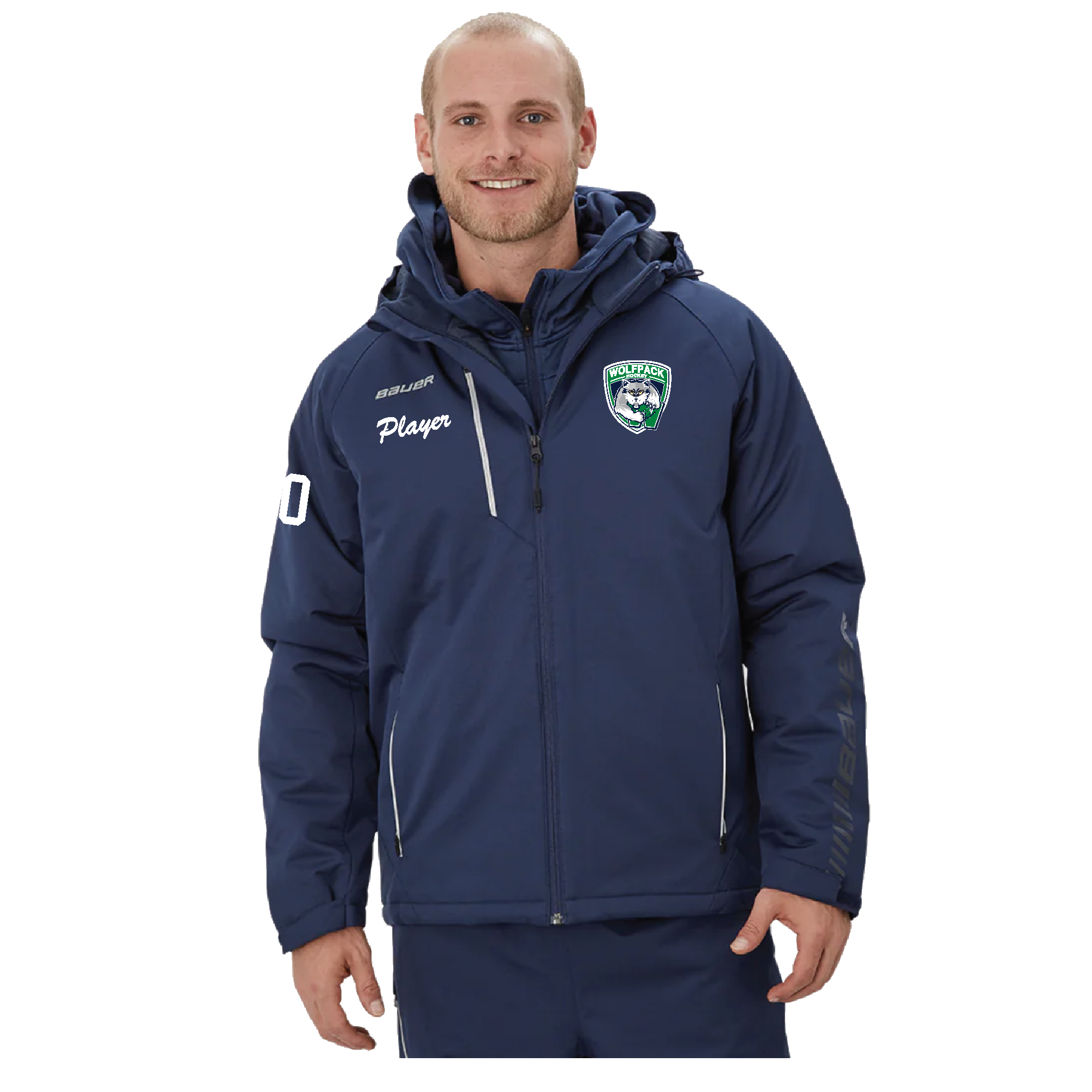 Bauer S24 Adult Heavyweight Jacket (Woodbridge Wolfpack) – Breakaway Sports